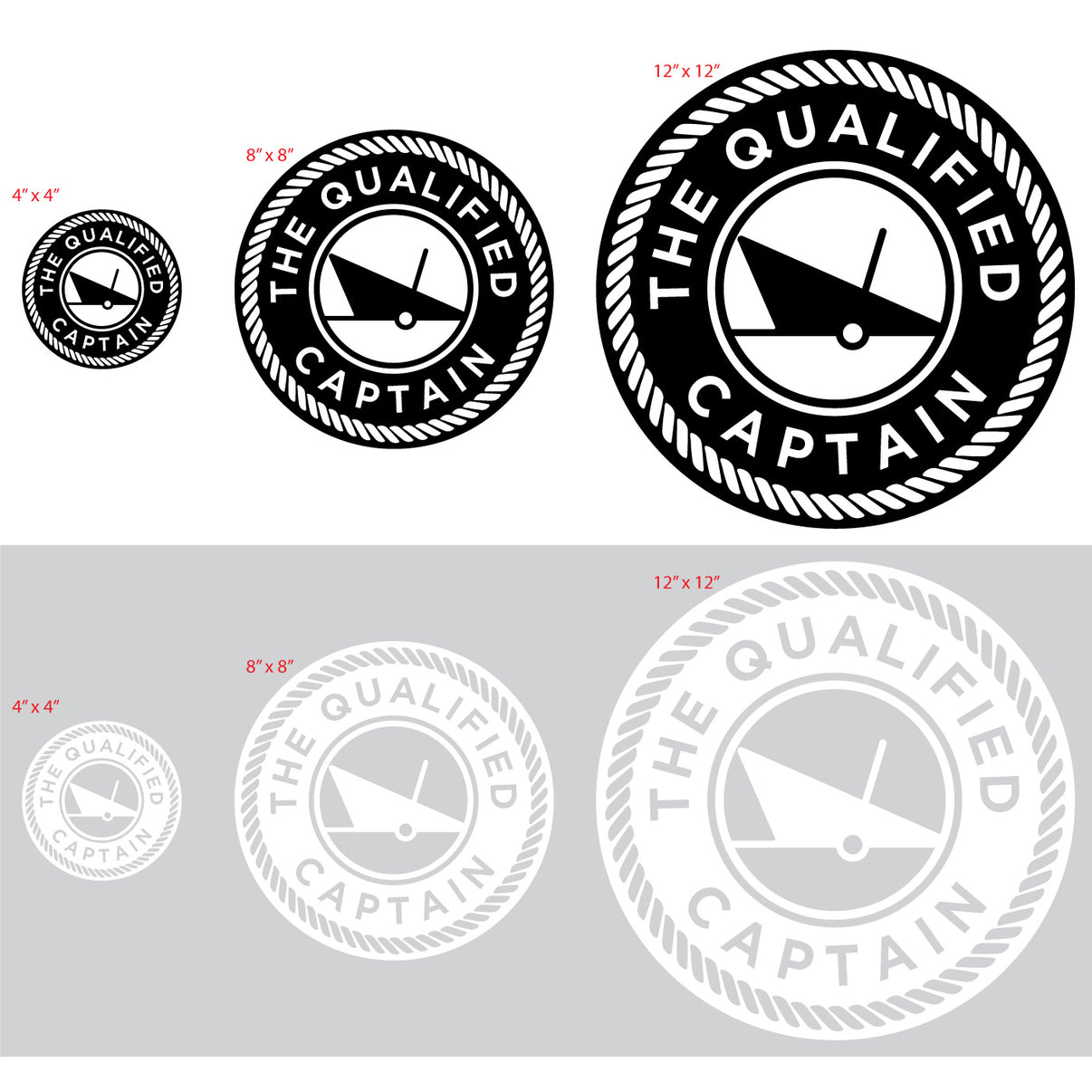 The Qualified Captain | Stickers | Vinyl Window Decal Sticker – The ...