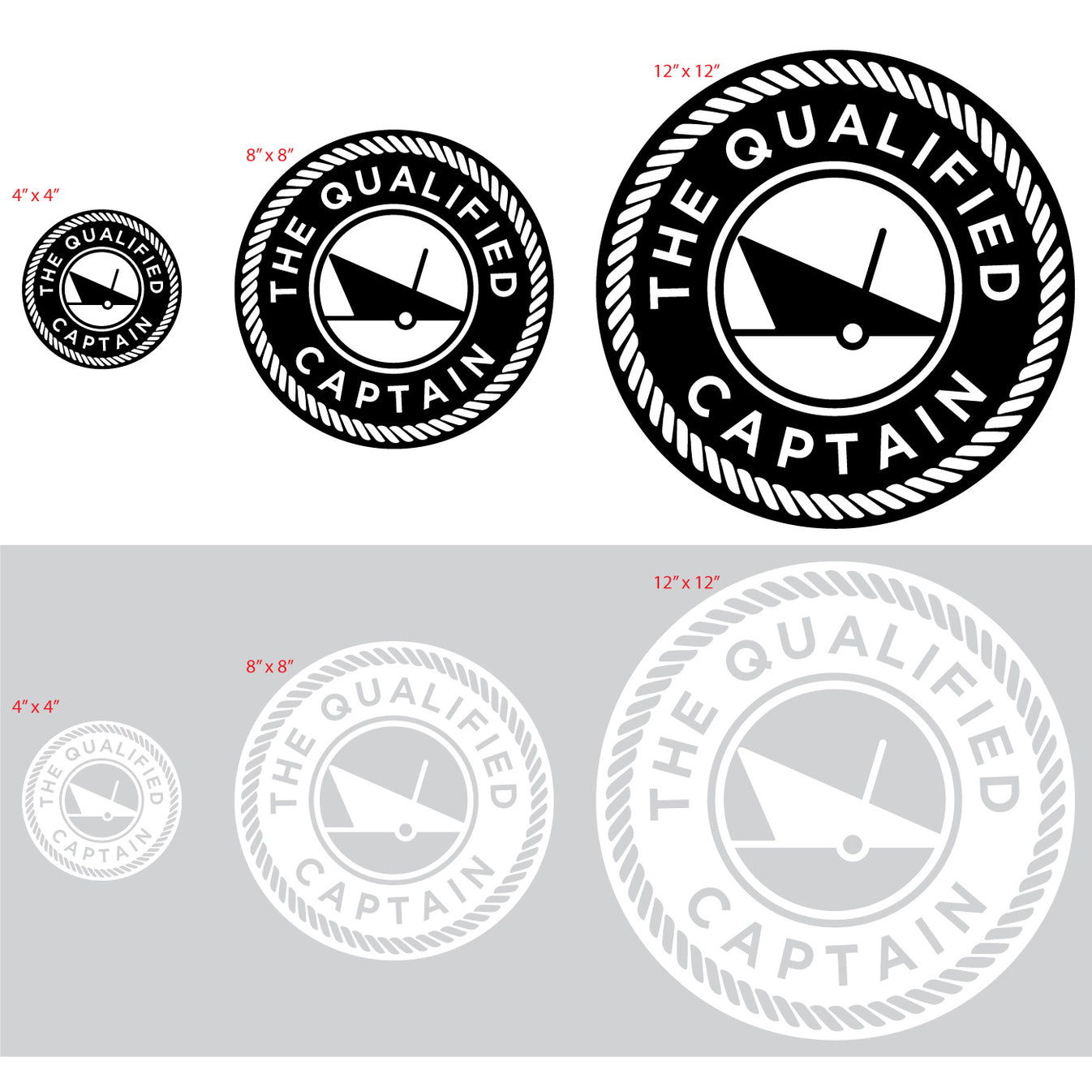 The Qualified Captain | Stickers | Vinyl Window Decal Sticker – The ...