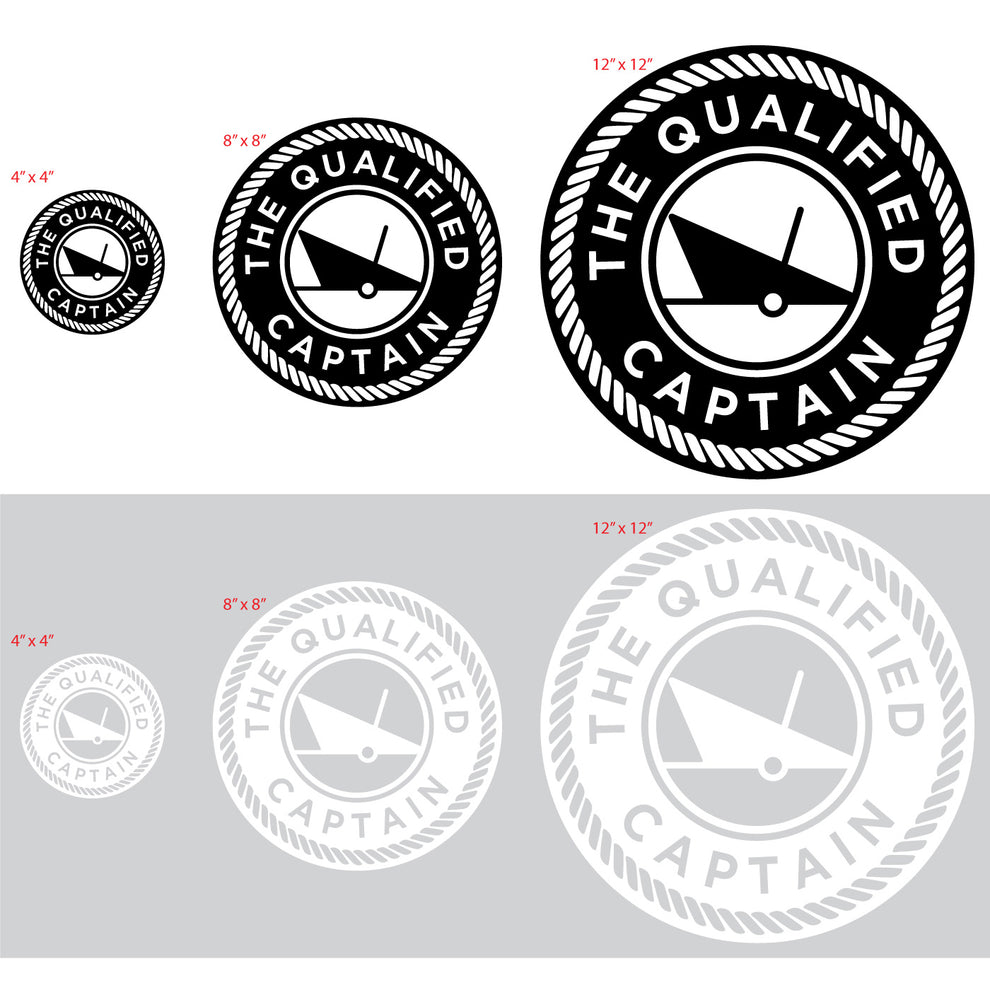 The Qualified Captain | Stickers | Vinyl Window Decal Sticker – The ...