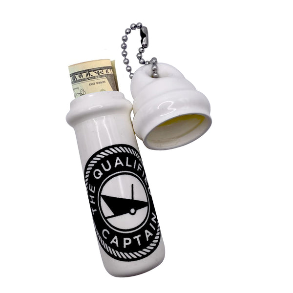 The Qualified Captain Keytainer | Floating Boating Fishing Keychain ...
